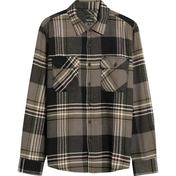 Brixton Bowery Plaid Flannel Shirt