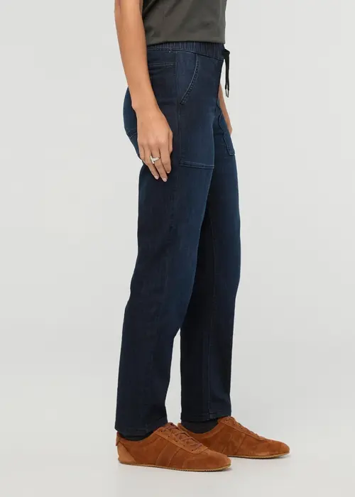 DUER Performance Denim Slit Skirt