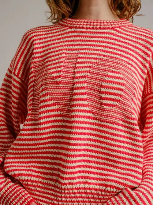 DEGEN Garter No Pima Cotton Sweater