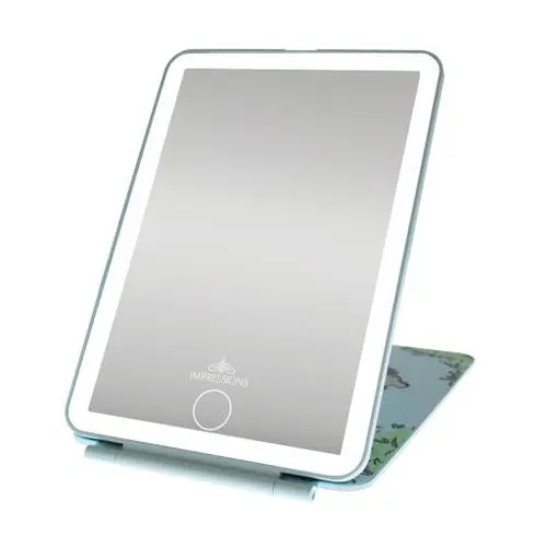 IMPRESSIONS VANITY Disney Winnie The Pooh "classic Swing" Touch Pad Mini Led Makeup Mirror