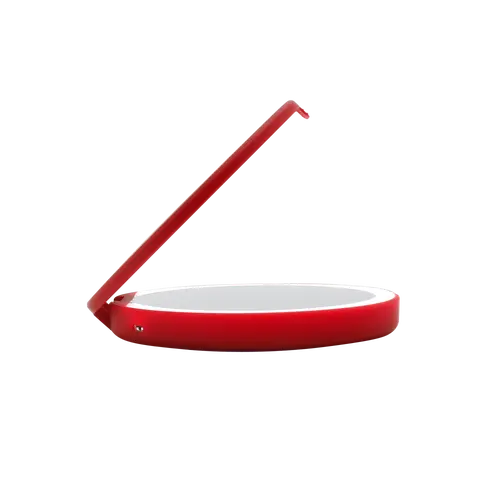 IMPRESSIONS VANITY Snow White Compact Mirror With Wireless Power Bank Base