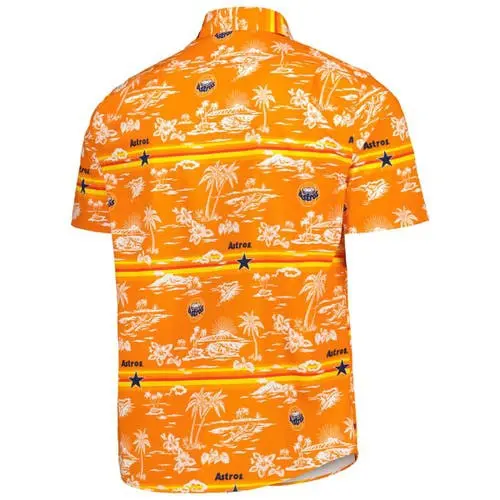 Reyn Spooner Houston Astros Kekai Button-down Shirt - Orange