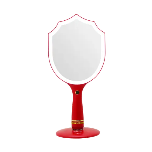 IMPRESSIONS VANITY Snow White Led Handheld Mirror With Standing Base