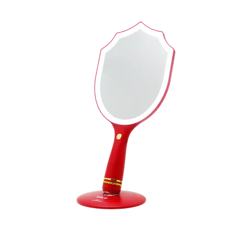 IMPRESSIONS VANITY Snow White Led Handheld Mirror With Standing Base