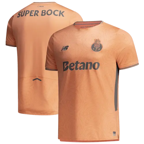 NEW BALANCE Fc Porto 2025/26 Away Replica Jersey - Orange