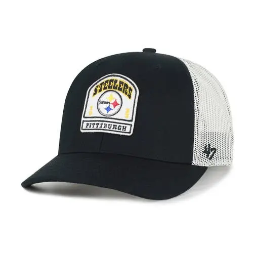 '47 Pittsburgh Steelers Headstone Trucker Adjustable Hat