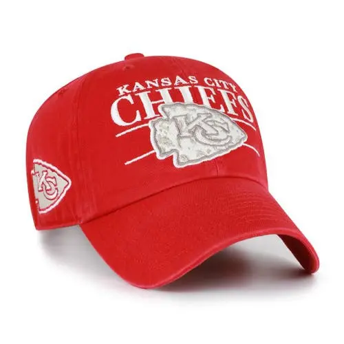 '47 Kansas City Chiefs Throwback Graphic Clean Up Adjustable Hat - Red