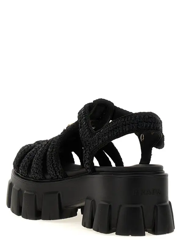 Prada Monolith' Sandals