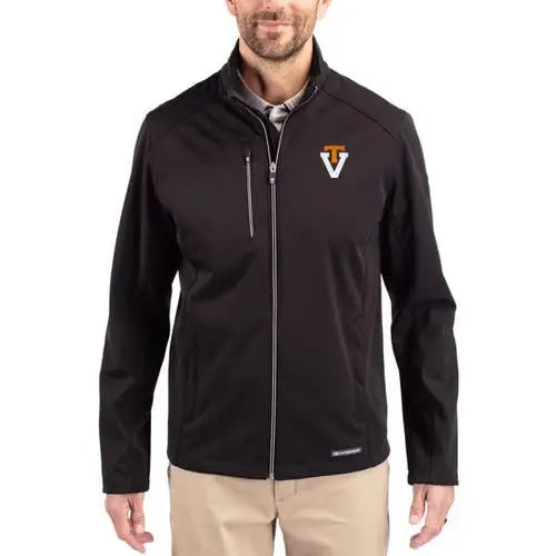 Cutter & Buck Virginia Tech Hokies Evoke Eco Softshell Recycled Full-zip Jacket