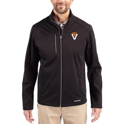 Cutter & Buck Virginia Tech Hokies Evoke Eco Softshell Recycled Full-zip Jacket
