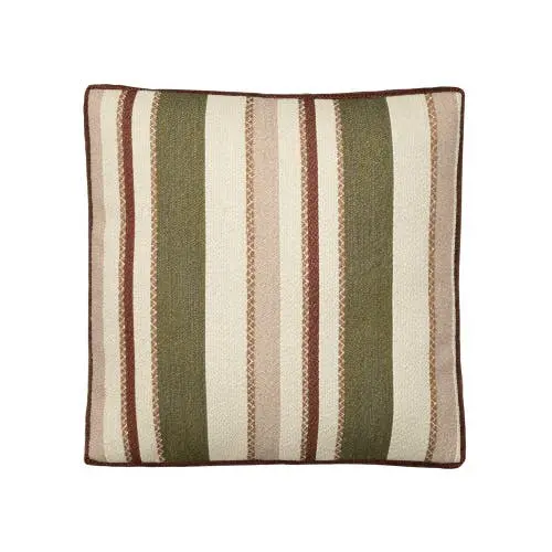 Elaine Smith Ridgeway Box Textured Stripe Indoor & Outdoor Woven Accent Box Pillow & Insert