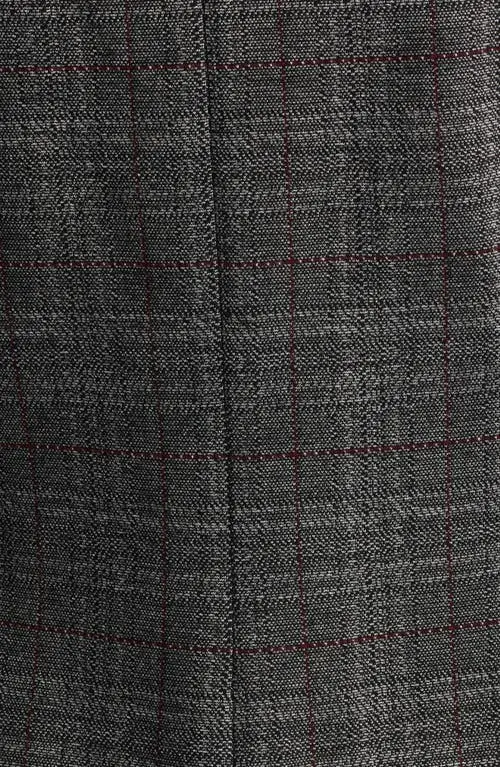 Theory Glen Check Boat Neck Jacket