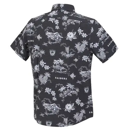 Reyn Spooner Oakland Raiders Gridiron Classics Throwback Kekai Performance Button-down Shirt