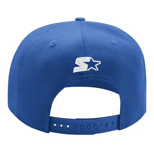 STARTER Blue New York Rangers Logo Two-tone Snapback Hat
