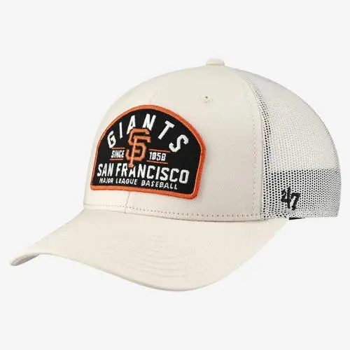 '47 San Francisco Giants Leland Adjustable Trucker Hat - Cream