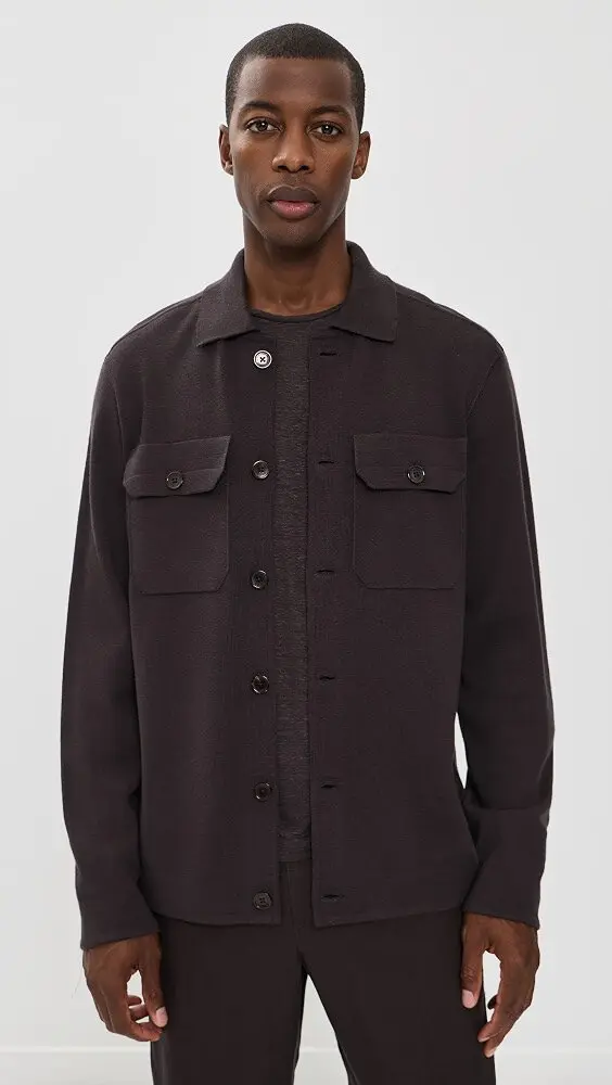 Orlebar Brown Brigg Merino Tailored Knit Shacket