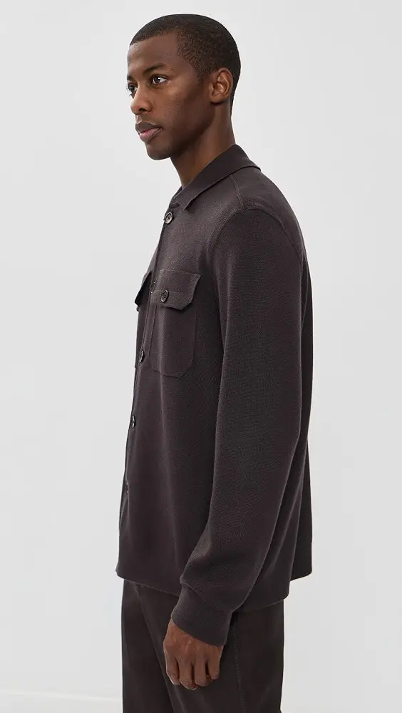 Orlebar Brown Brigg Merino Tailored Knit Shacket
