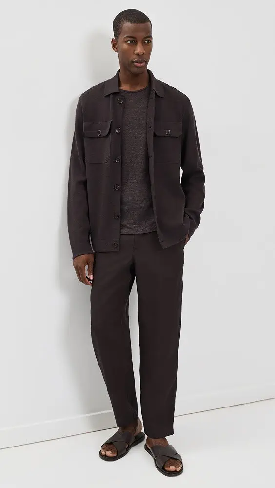 Orlebar Brown Brigg Merino Tailored Knit Shacket