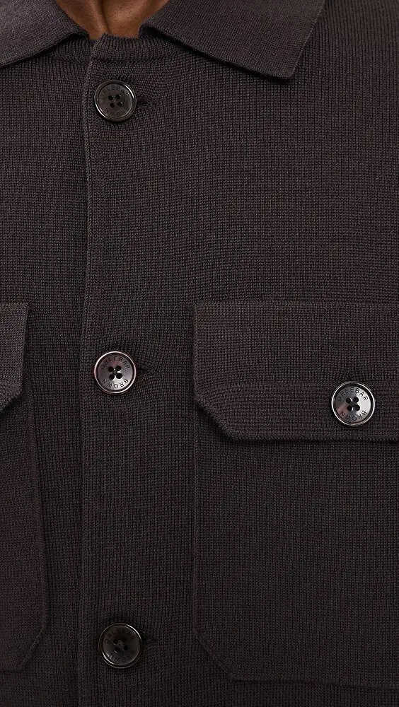 Orlebar Brown Brigg Merino Tailored Knit Shacket