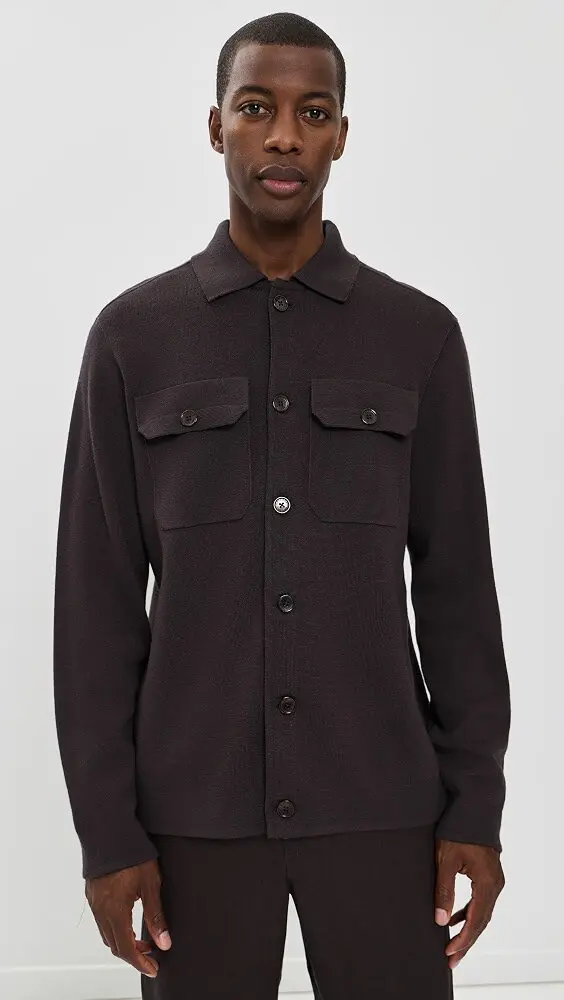 Orlebar Brown Brigg Merino Tailored Knit Shacket