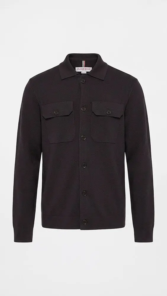 Orlebar Brown Brigg Merino Tailored Knit Shacket