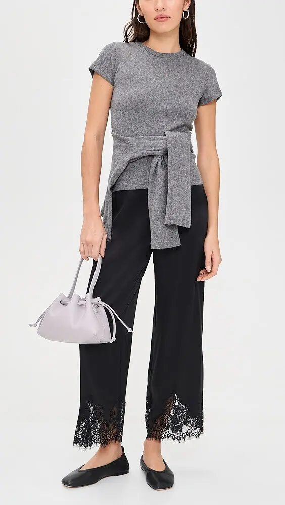 REFORMATION Carolina Silk Pants