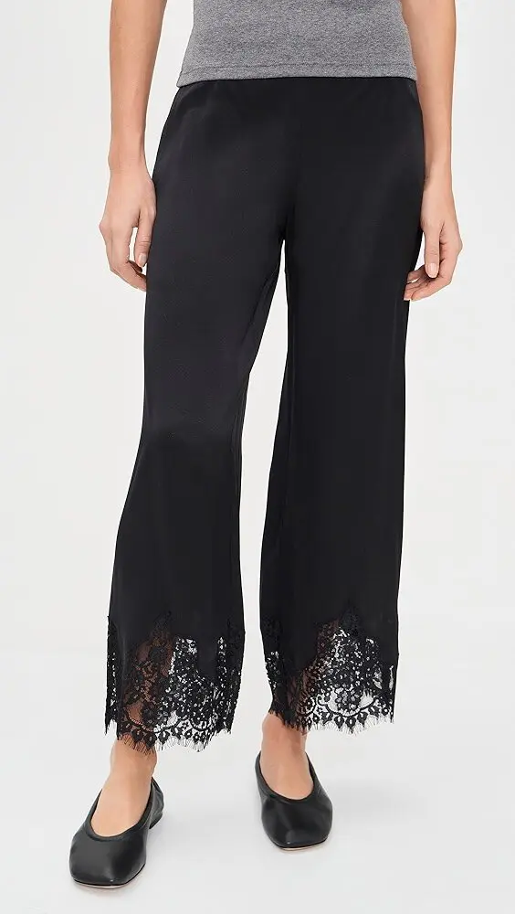 REFORMATION Carolina Silk Pants