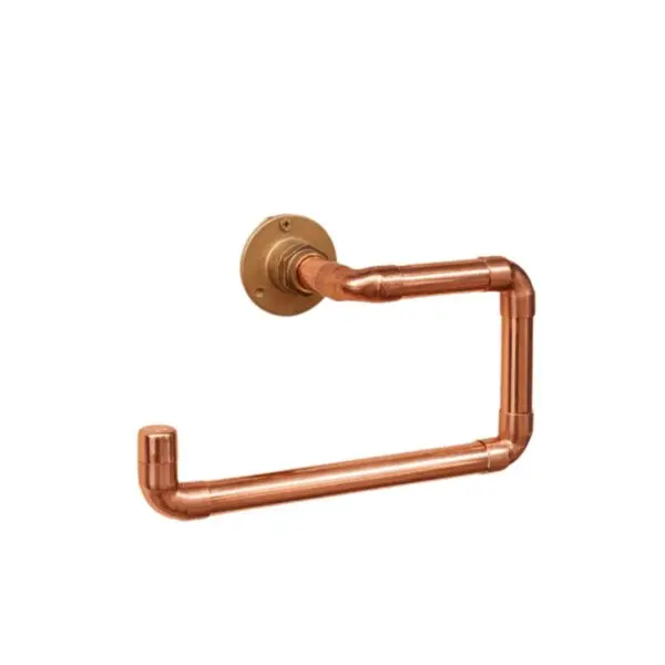 ANATOLIACRAFT Neutrals Copper Toilet Paper Holder