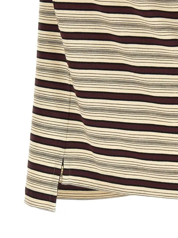 Prada Striped Polo Shirt