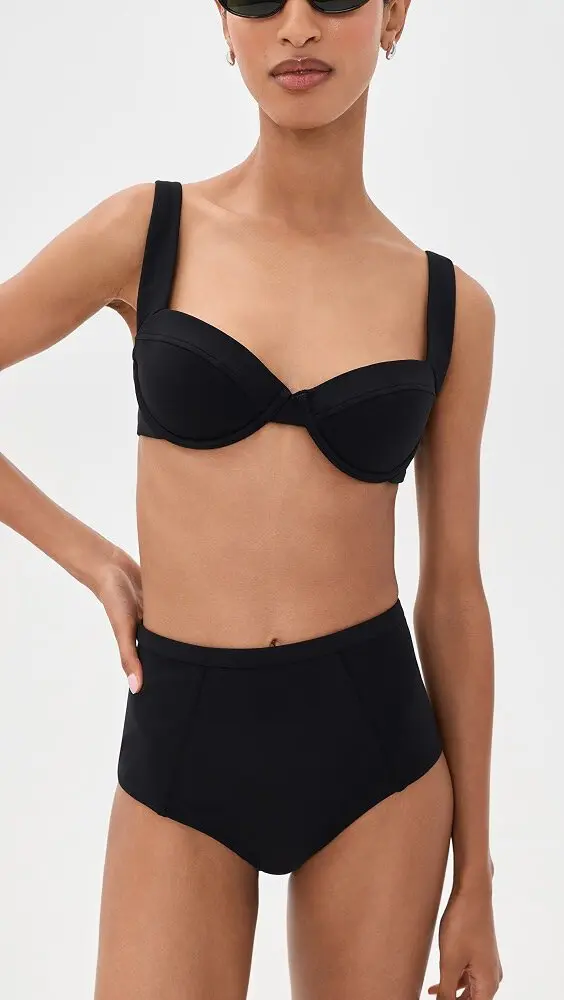REFORMATION Viola Bikini Top