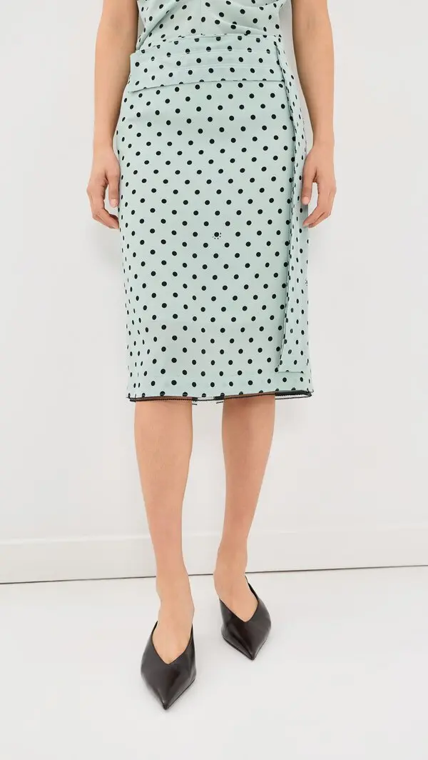 Marni Silk Midi Skirt