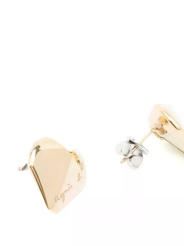 AGNES B. Inflating Love Stud Necklace
