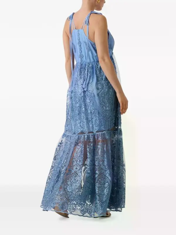 Guess Karima Embroidered Maxi Dress