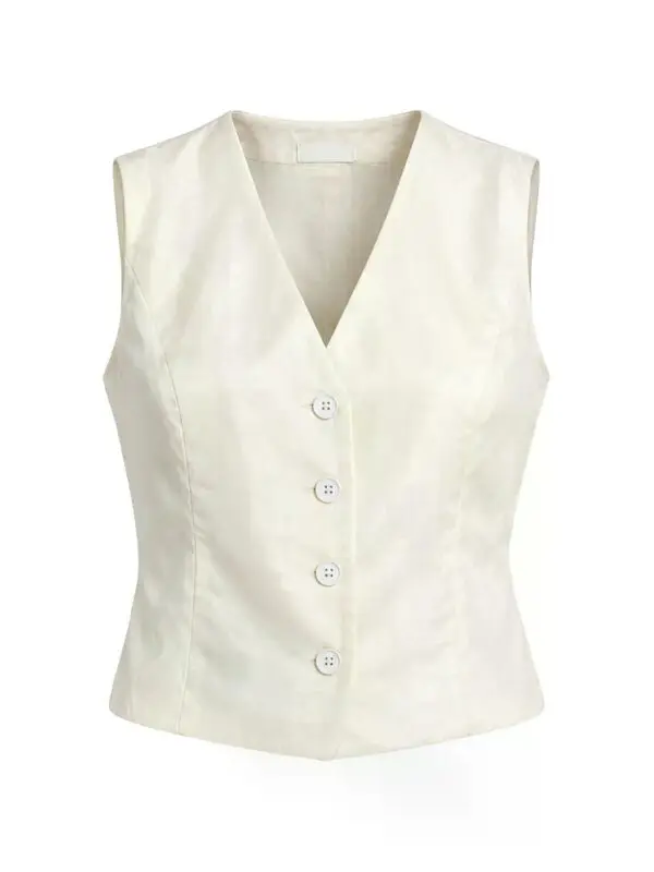 Guess Twill V-neck Waistcoat