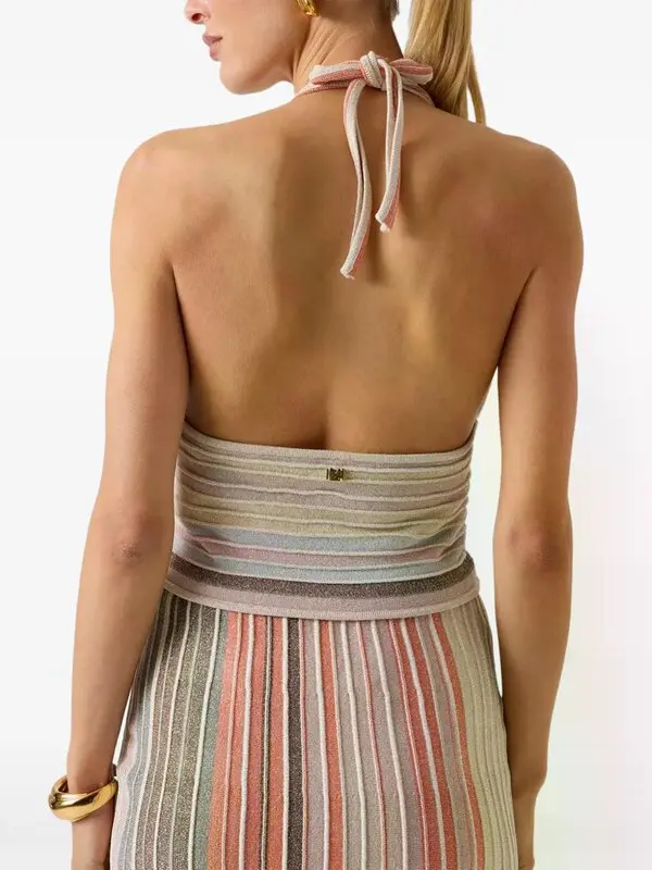 Guess Striped Halterneck Top