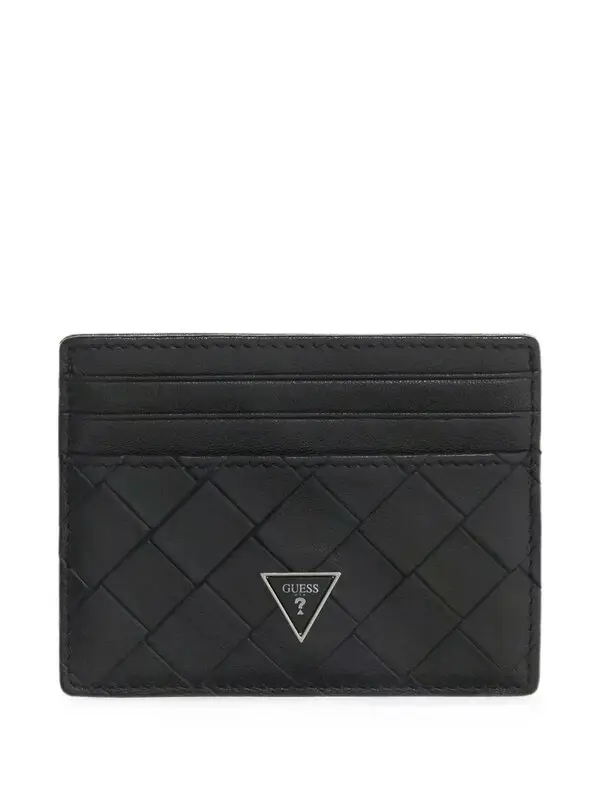 Guess Torino Woven Card Holder