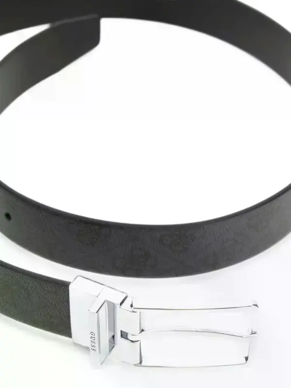 Guess Agueda Monogram-print Reversible Belt