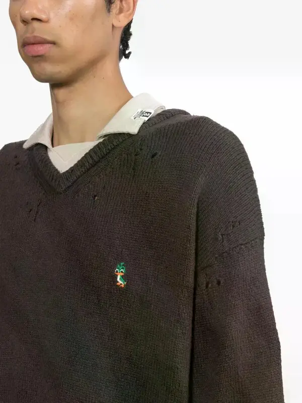 Mihara Yasuhiro Triple Layered Collar Sweater