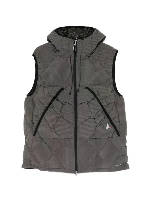 ROA Nuna 800 Fill Power Pinstriped Down Vest