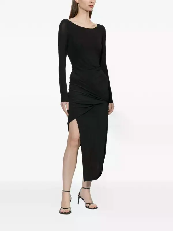 Helmut Lang Twisted Drape Dress