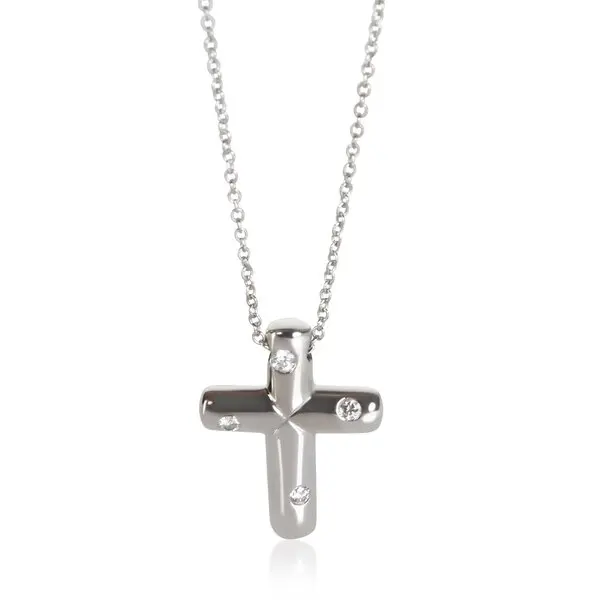 Tiffany & Co. Diamond Etoile Cross Pendant