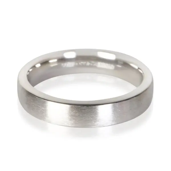 Tiffany & Co. Brushed Finish 5mm Forever Wedding Band - Platinum
