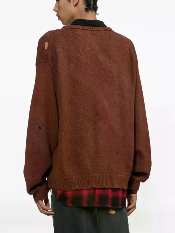 Mihara Yasuhiro Triple Layered Collar Sweater