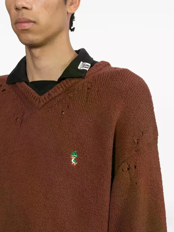 Mihara Yasuhiro Triple Layered Collar Sweater