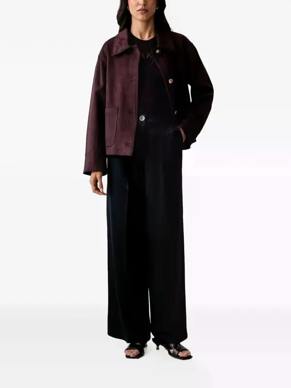 Guess Satin-finish Wide-leg Trousers