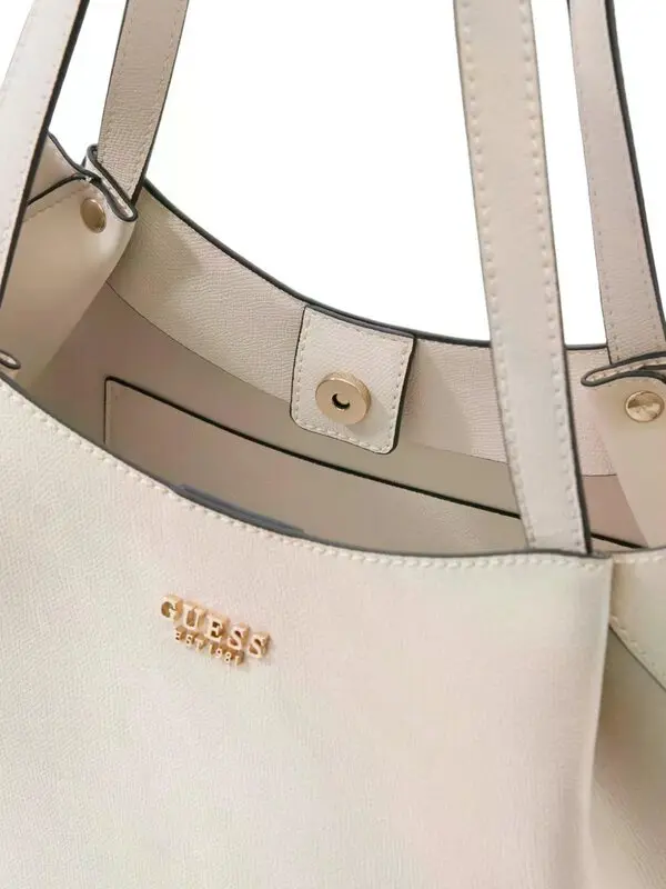 Guess Amorette Logo-plaque Tote Bag