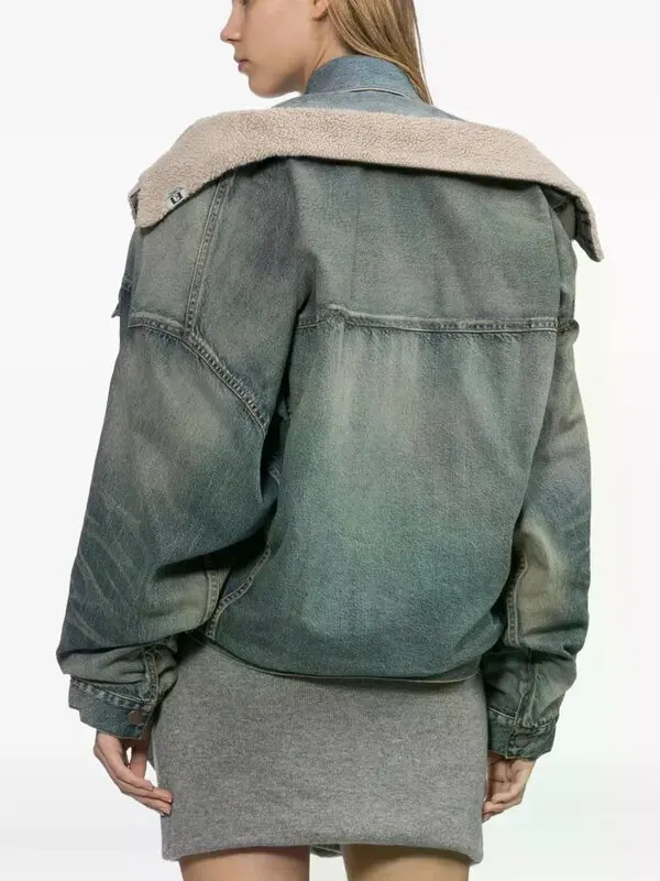 Mihara Yasuhiro Shifted Layered Denim Jacket