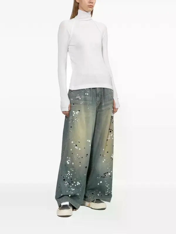 Helmut Lang Shrug Turtleneck Top
