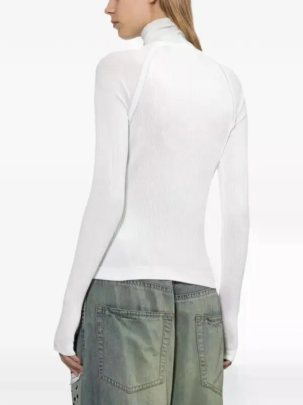 Helmut Lang Shrug Turtleneck Top