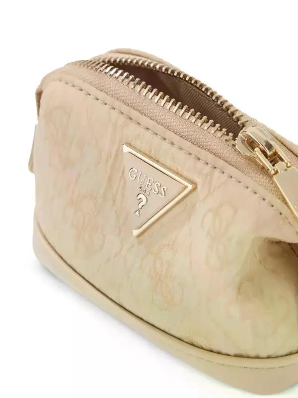 Guess Monogram-jacquard Pouch Bag Charm